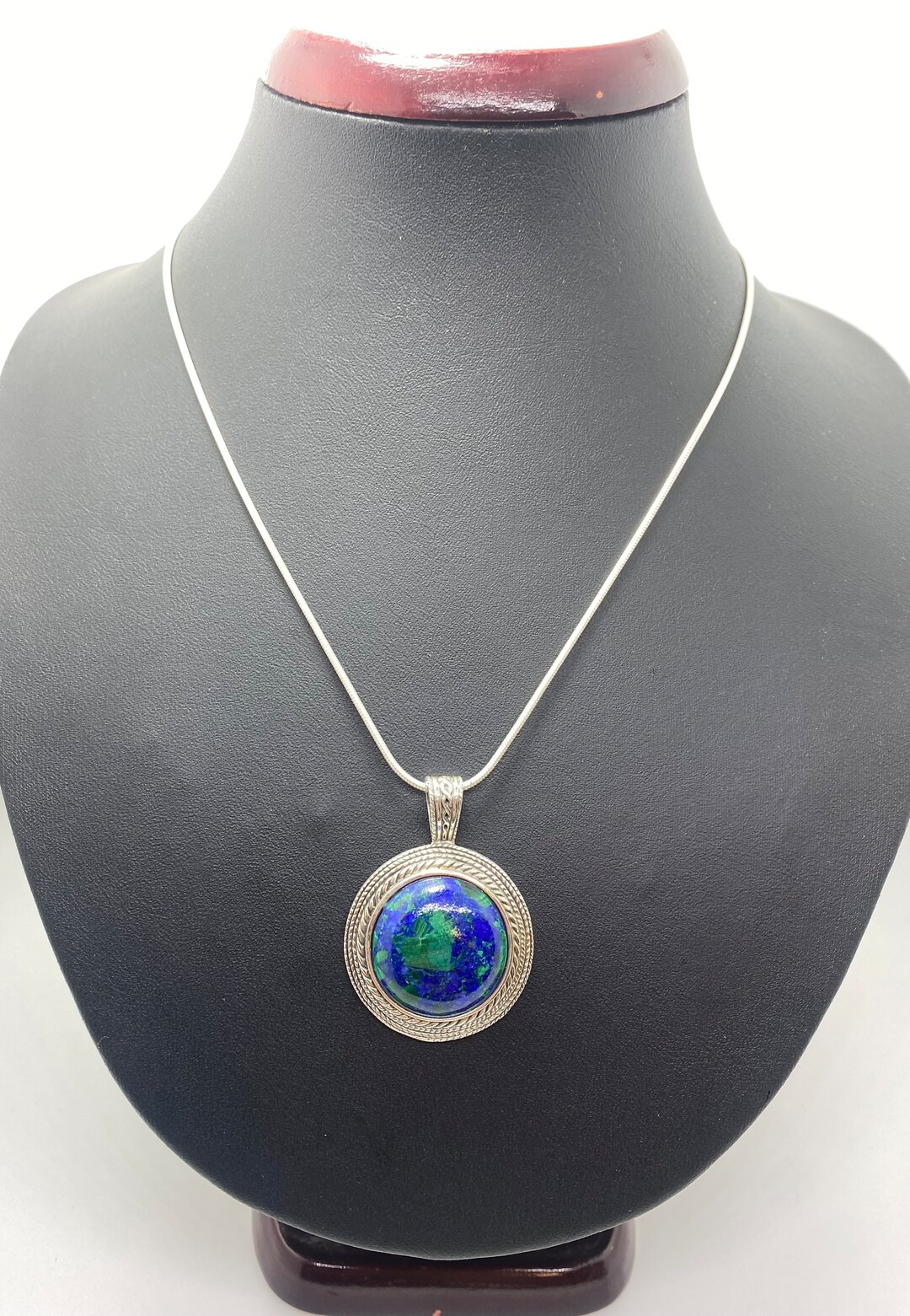 Eilat Stone King Solomon Stone Hand Made Necklace - Etsy