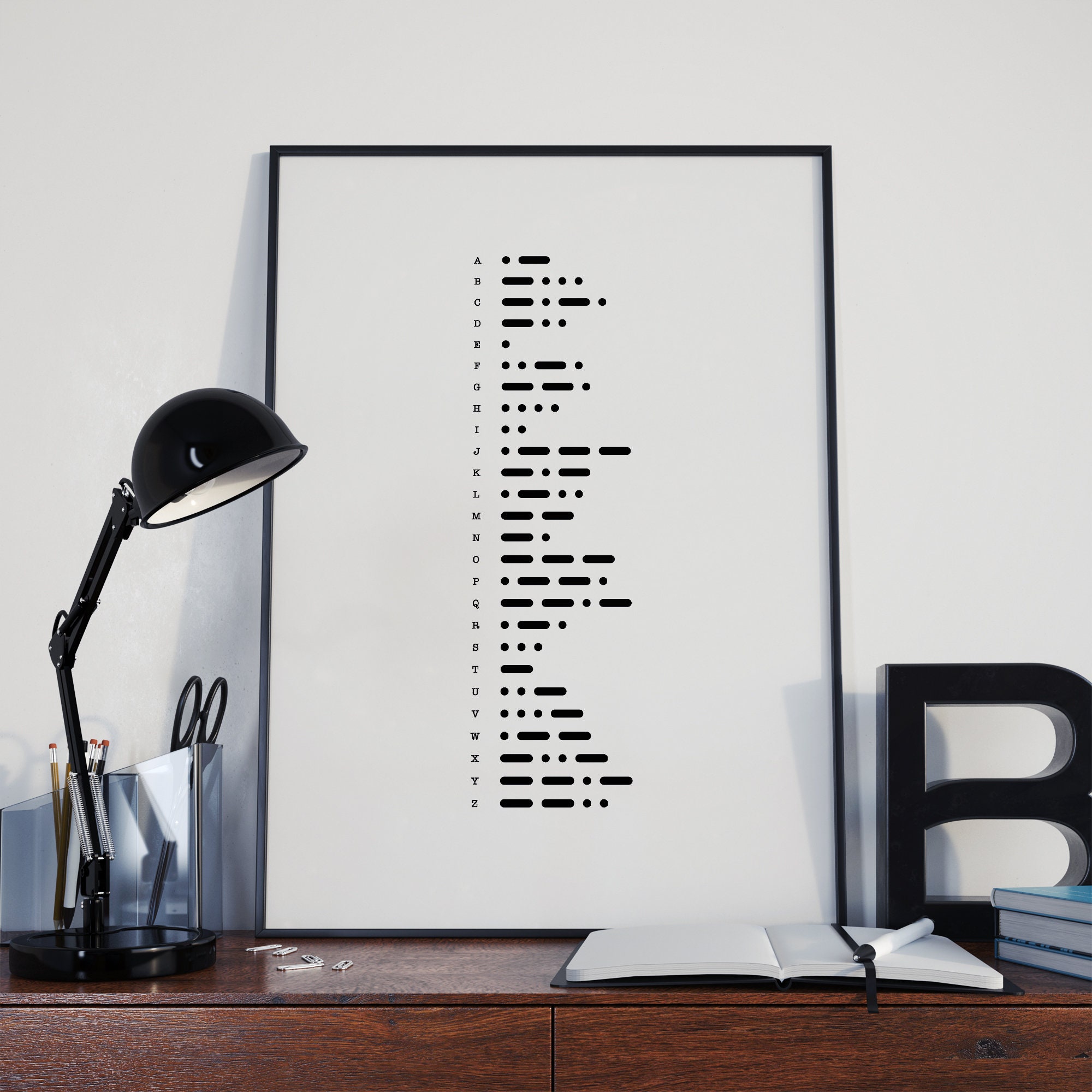 Morse Code Poster Morse Code Print International Morse - Etsy.de