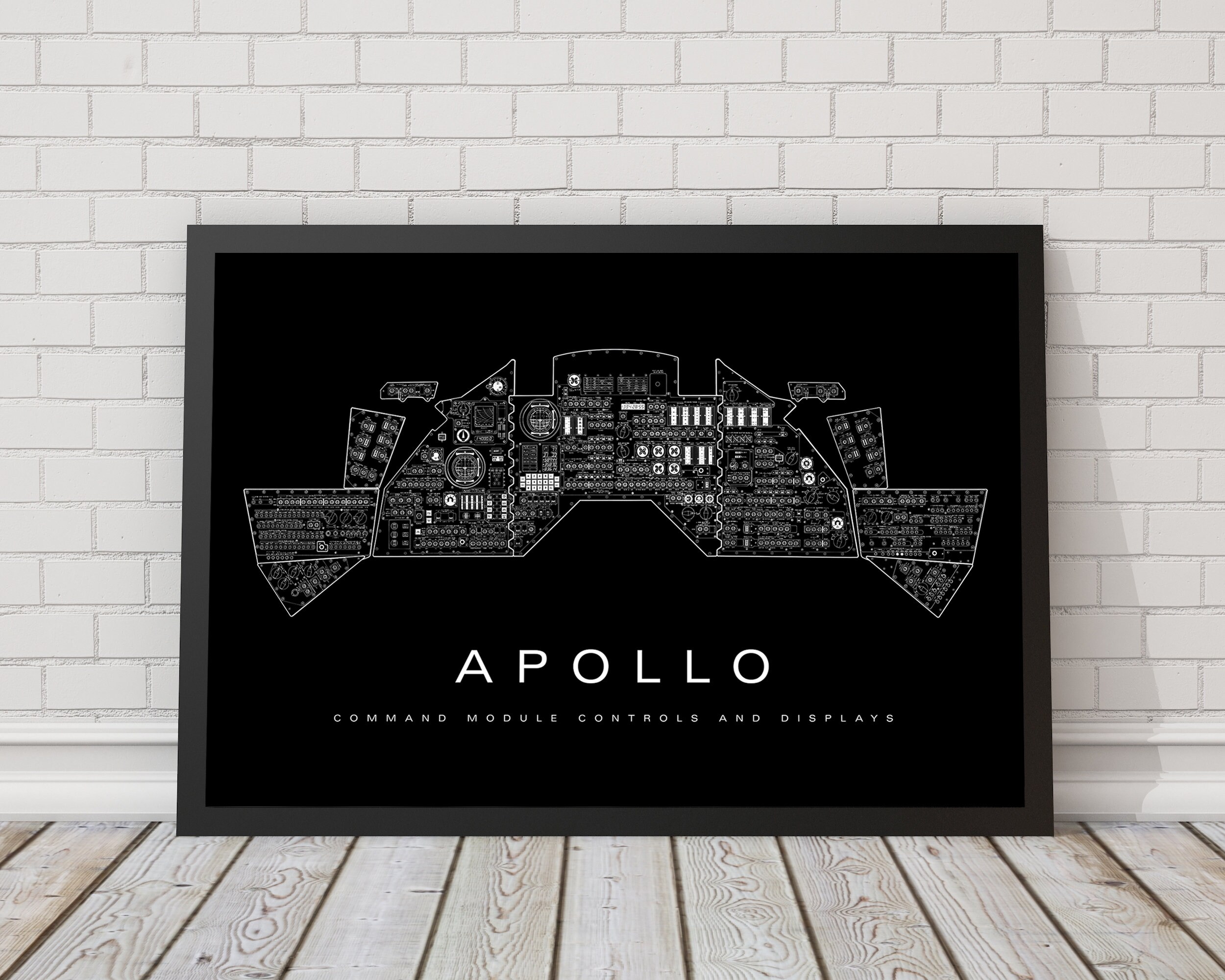 Apollo Command Module Controls and Displays Apollo Poster Apollo Print ...