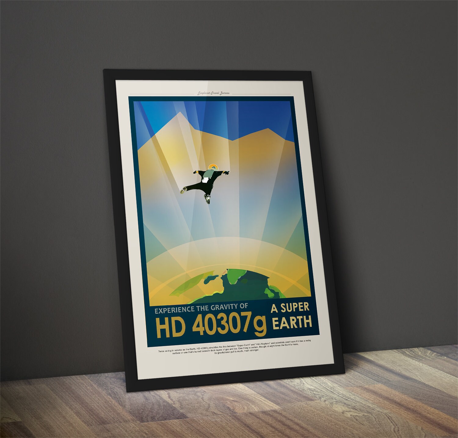 NASA HD 40307g Poster | Visions of the Future Art Print | JPL Poster ...