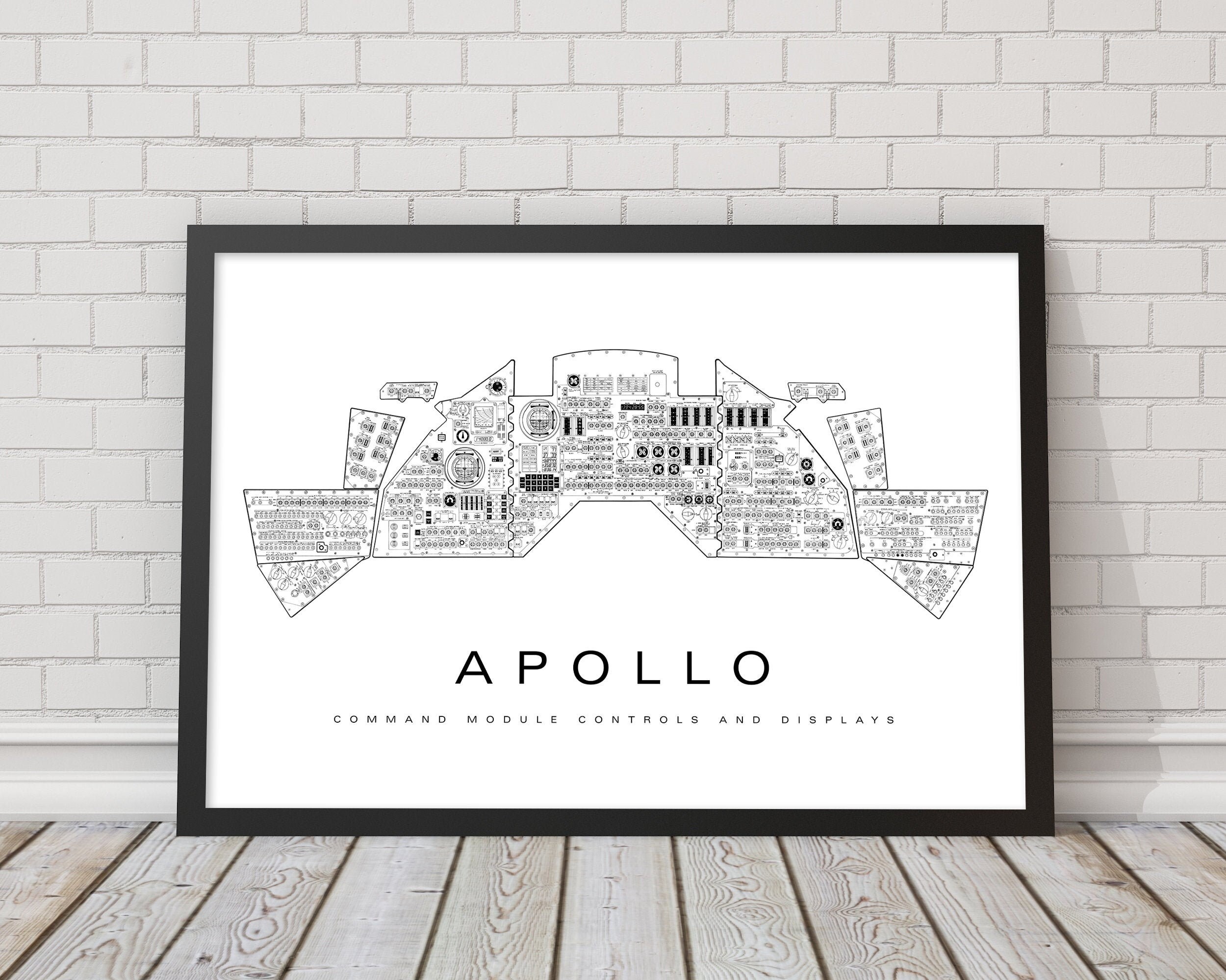 Apollo Command Module Controls and Displays | Apollo Poster | Apollo ...