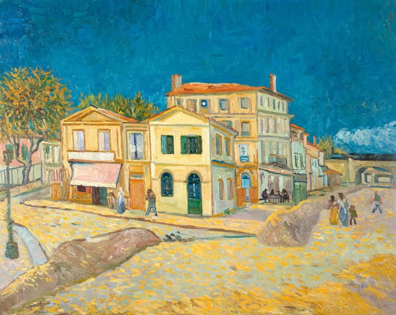 The Yellow House Van Gogh Oil Painting Reproduction, Hand-painted in ...
