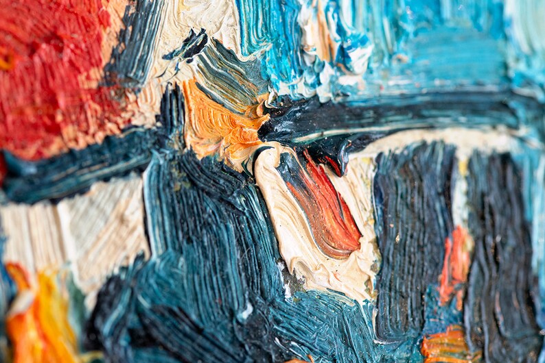 Encampment of Gypsies With Caravans Van Gogh Oil Painting Reproduction ...