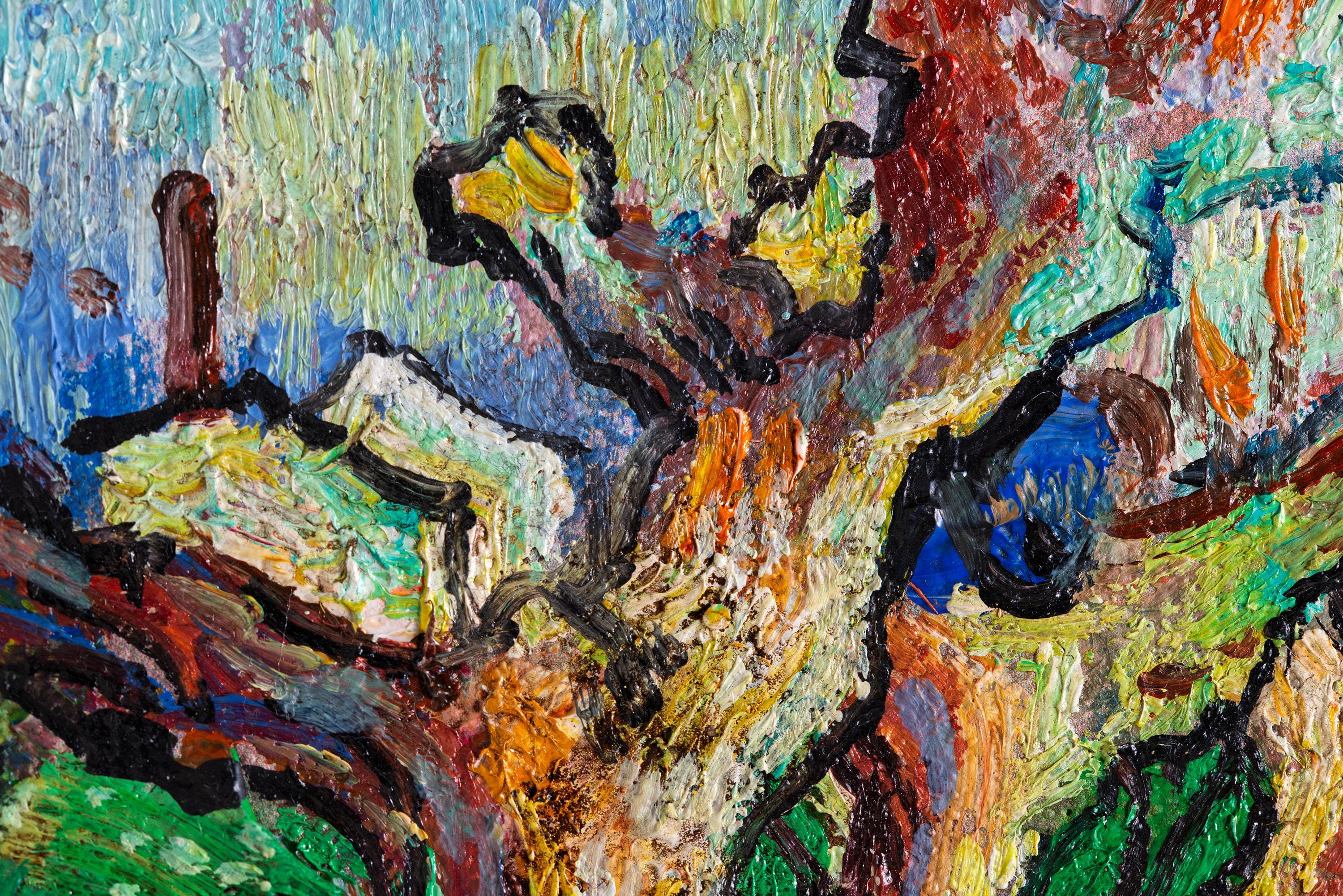 Pollard Willows Framed Van Gogh Reproduction, Hand-painted in Oil on ...