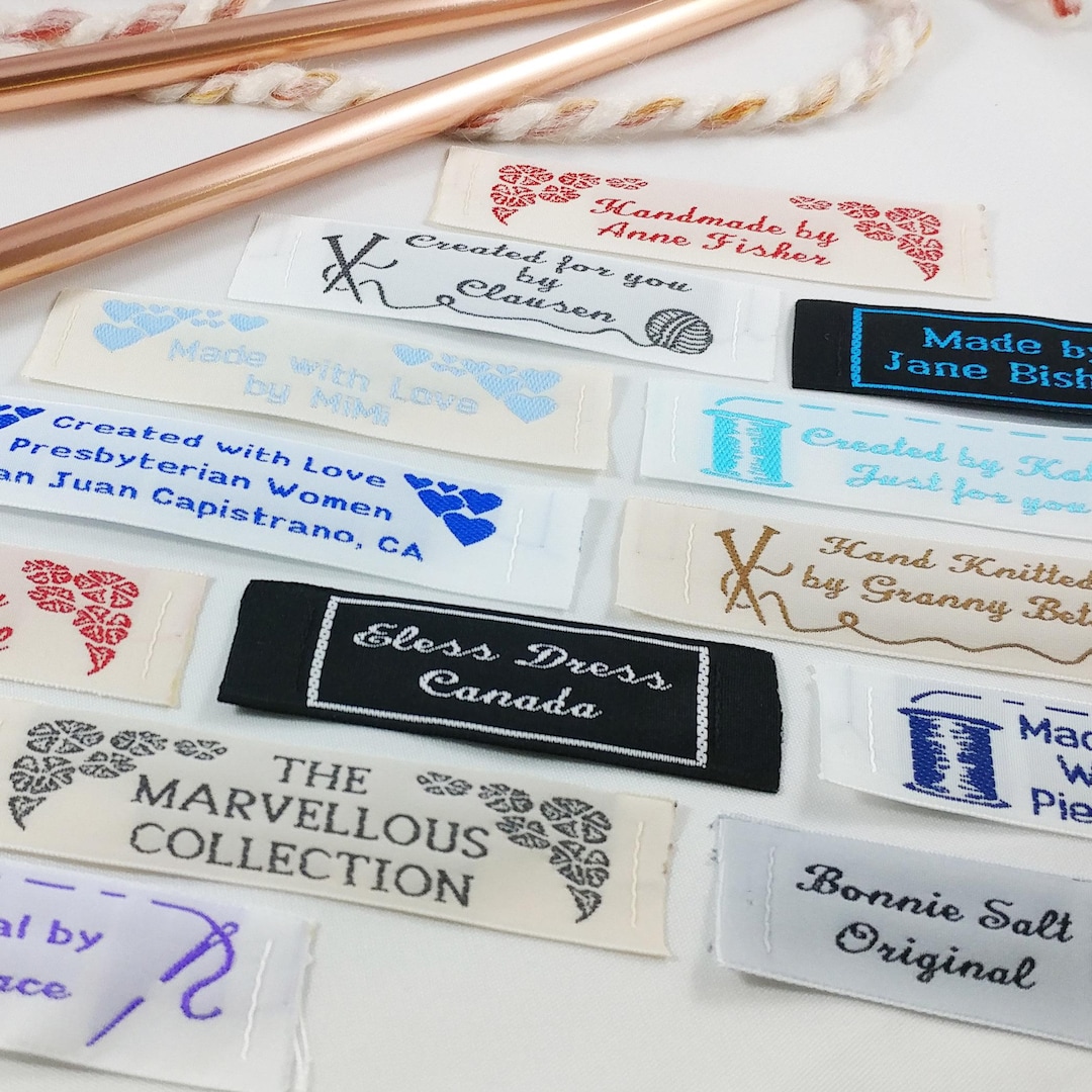 Woven Sewing Labels - 23mm Wide - Etsy