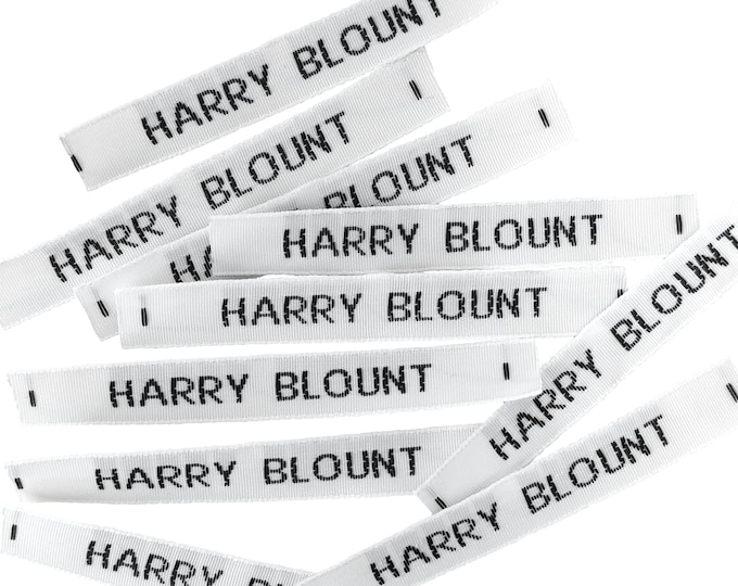 Woven Sew-on Name Tapes / School Labels / Name Tags for Clothing - Etsy
