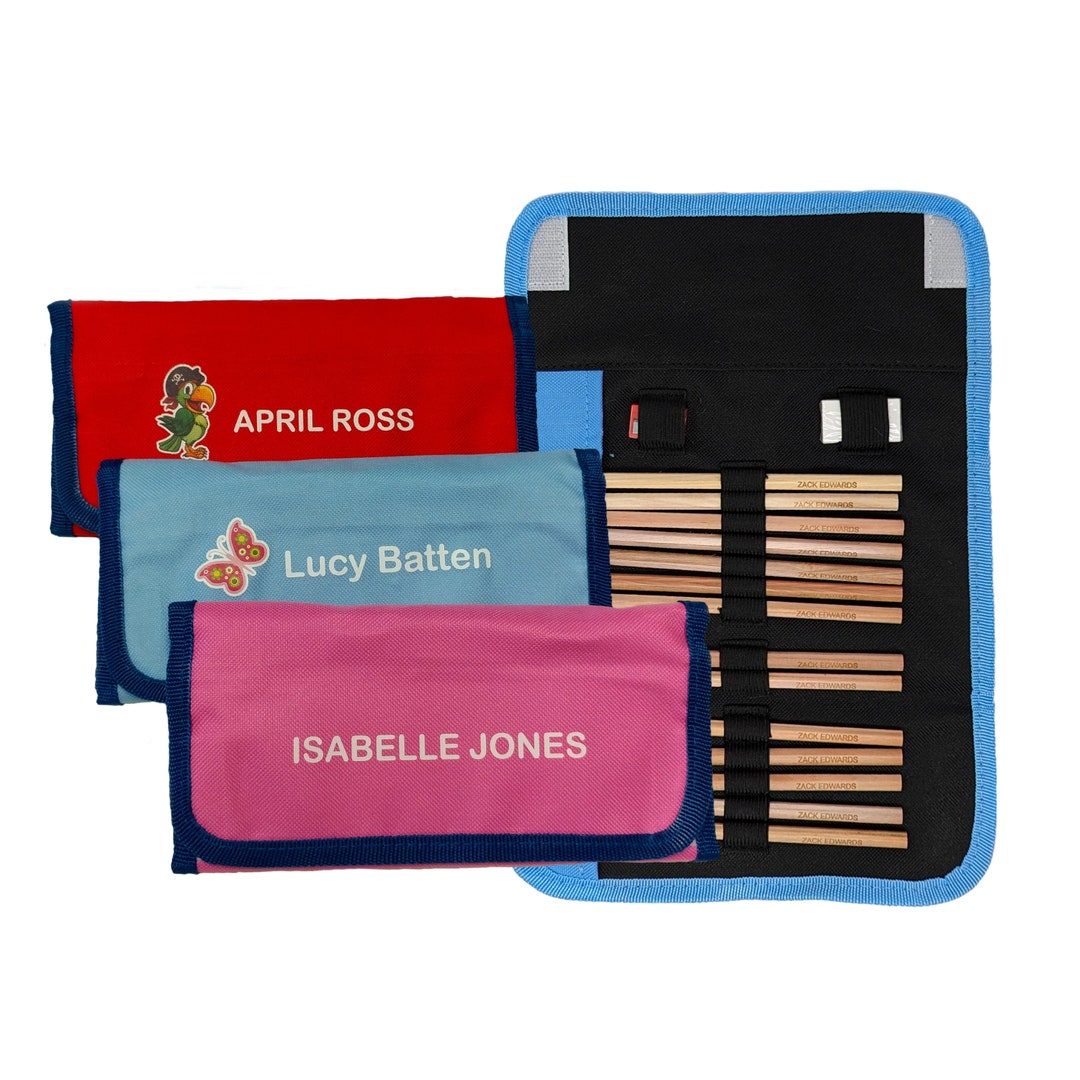 Personalised Colouring Pencils & Case - Etsy