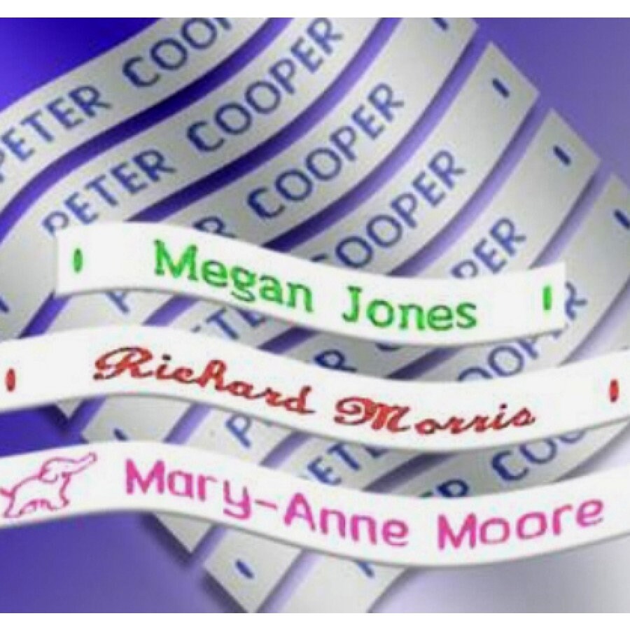 72 X Woven Sew-on Name Tapes / School Labels / Name Tags/ - Etsy