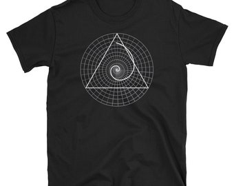 Golden Ratio Fibonacci Spiral Sacred Geometry T-shirt, Minimalist Shirt ...