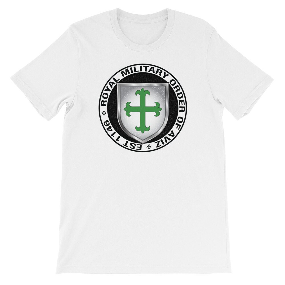 Royal Military Order of Aviz Shield Coat of Arms Short-sleeve - Etsy