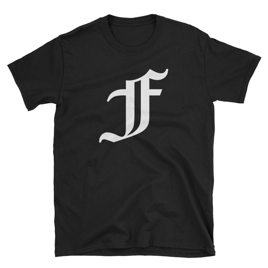 Old English Letter F T-shirt - Etsy