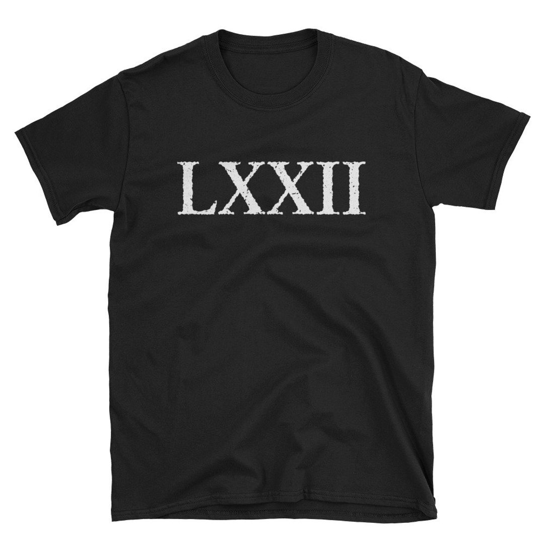 Roman Numeral 72 LXXII T-shirt - Etsy