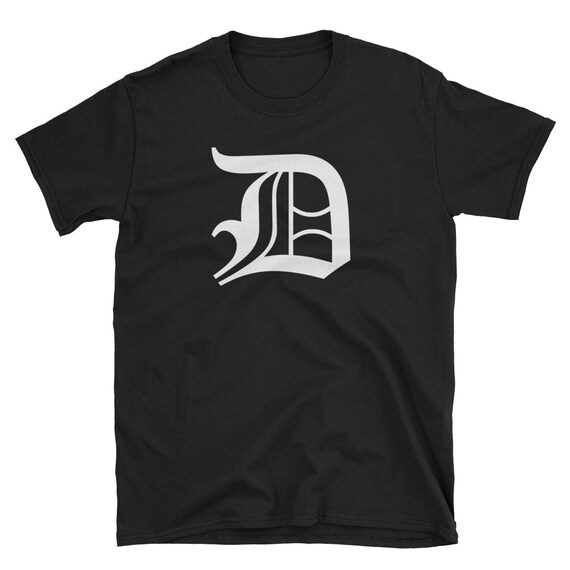 Old English Letter D T-shirt - Etsy