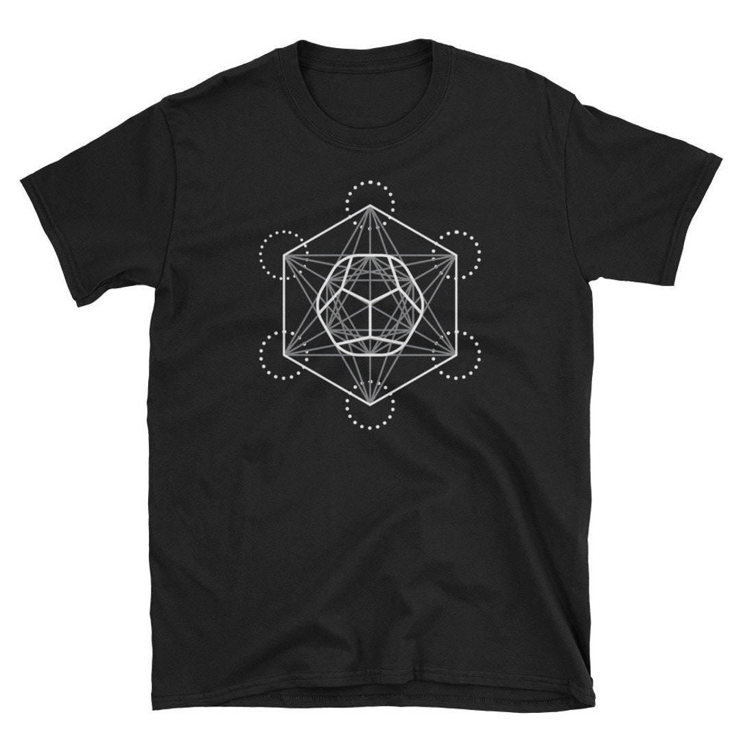 Metatrons Cube Occult Spiritual Symbol Short-sleeve Unisex T-shirt - Etsy