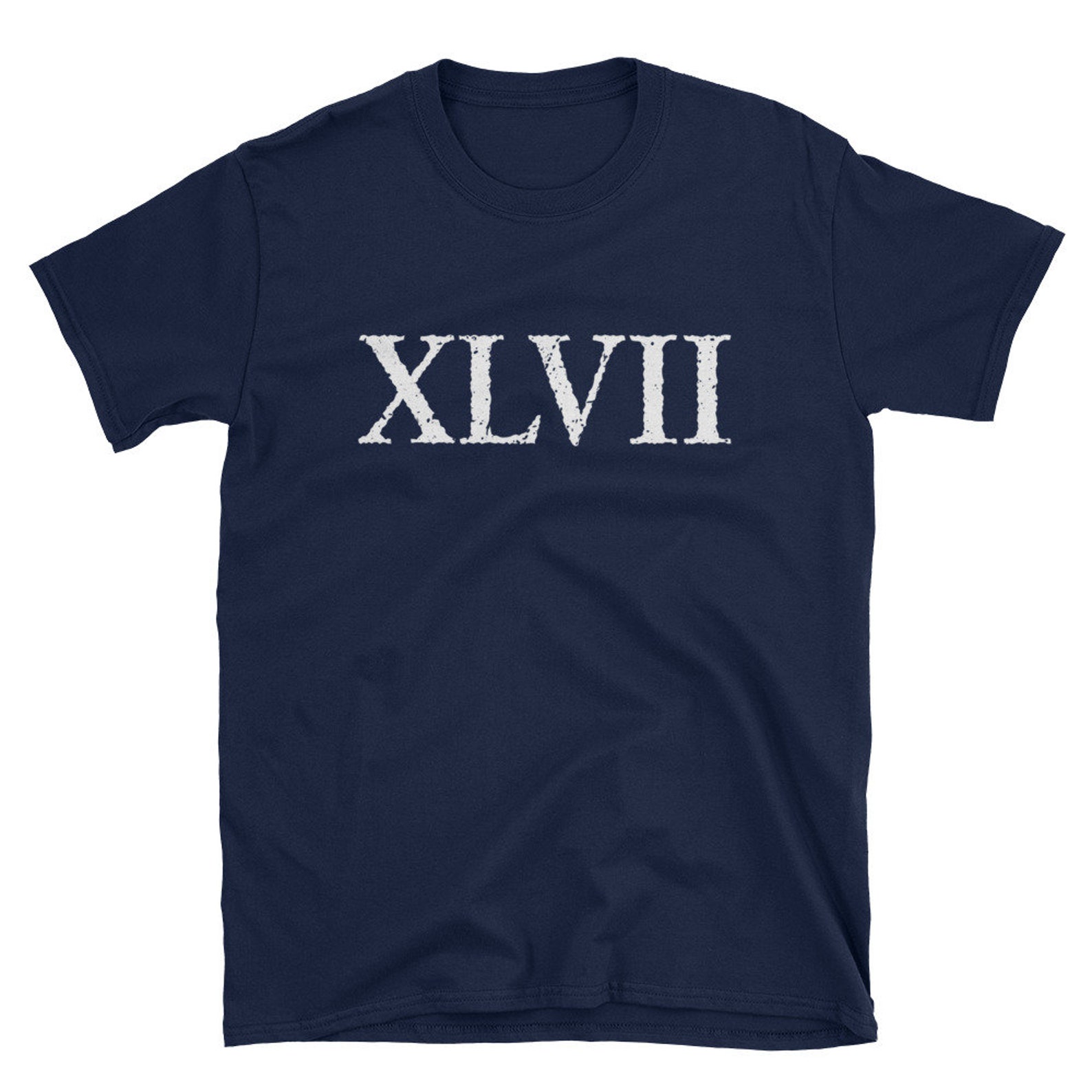 Roman Numeral 47 XLVII T-shirt - Etsy