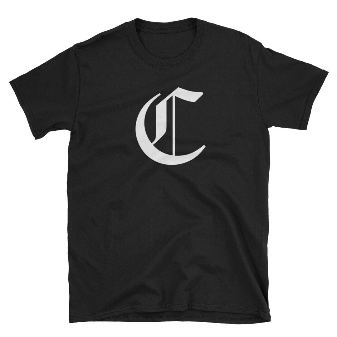 Old English Letter C T-shirt - Etsy