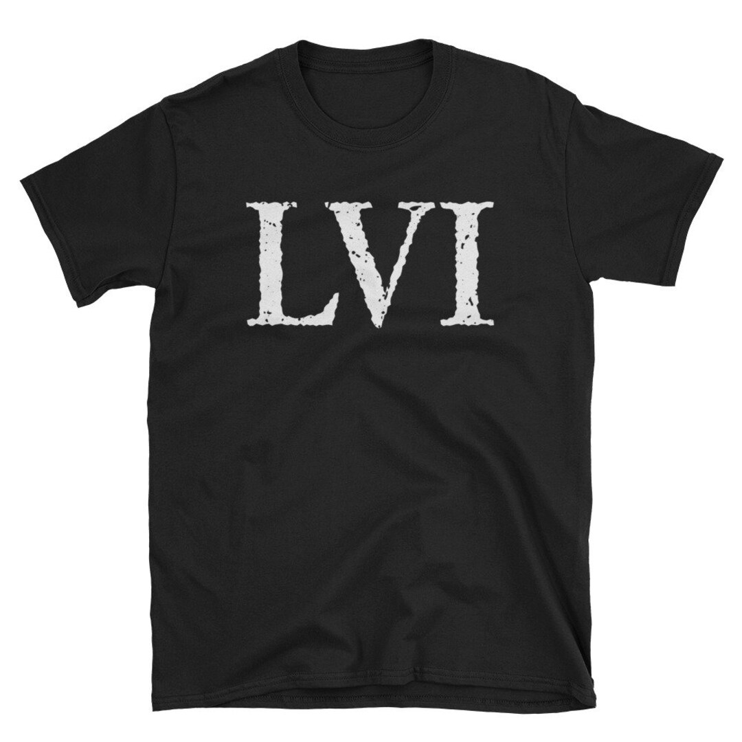 Roman Numeral 56 T-shirt - Etsy