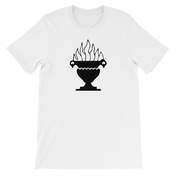 Atar Zoroastrian Fire Symbol Sacred Fire Short-sleeve Unisex | Etsy