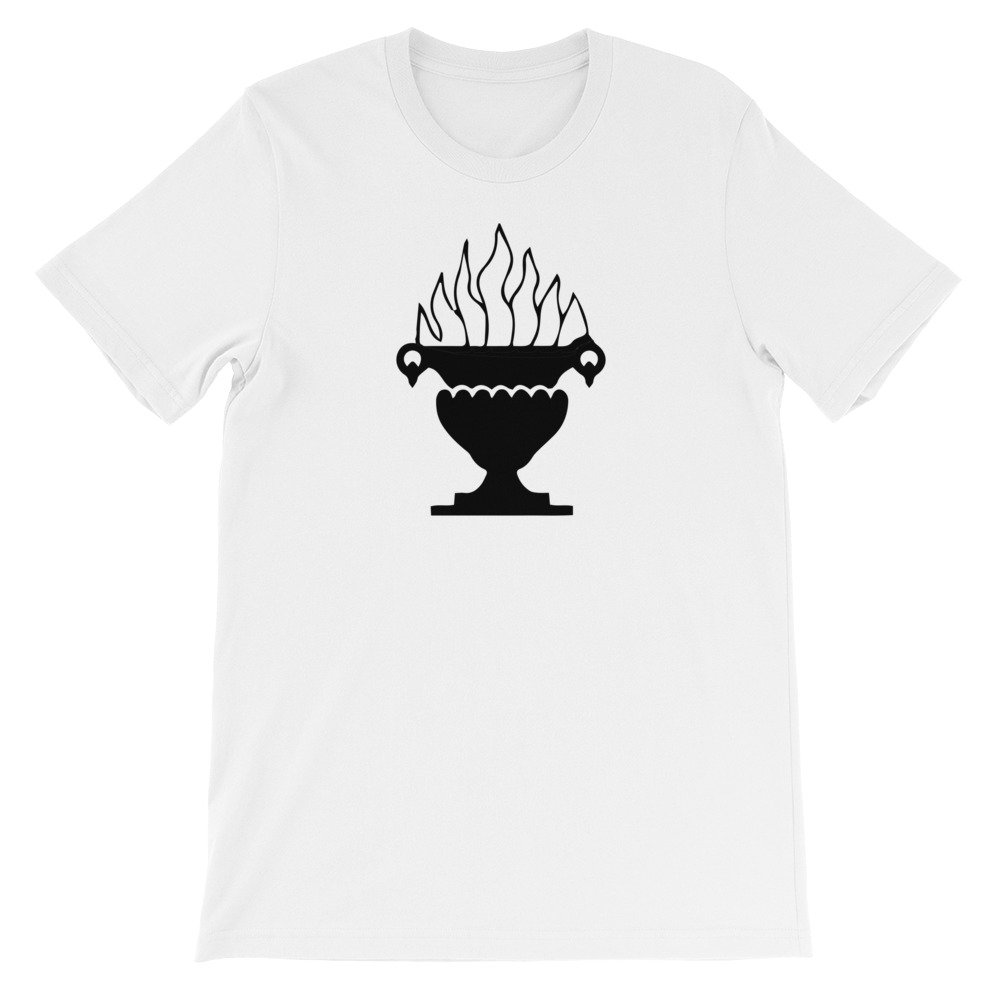 Atar Zoroastrian Fire Symbol Sacred Fire Short-sleeve Unisex | Etsy