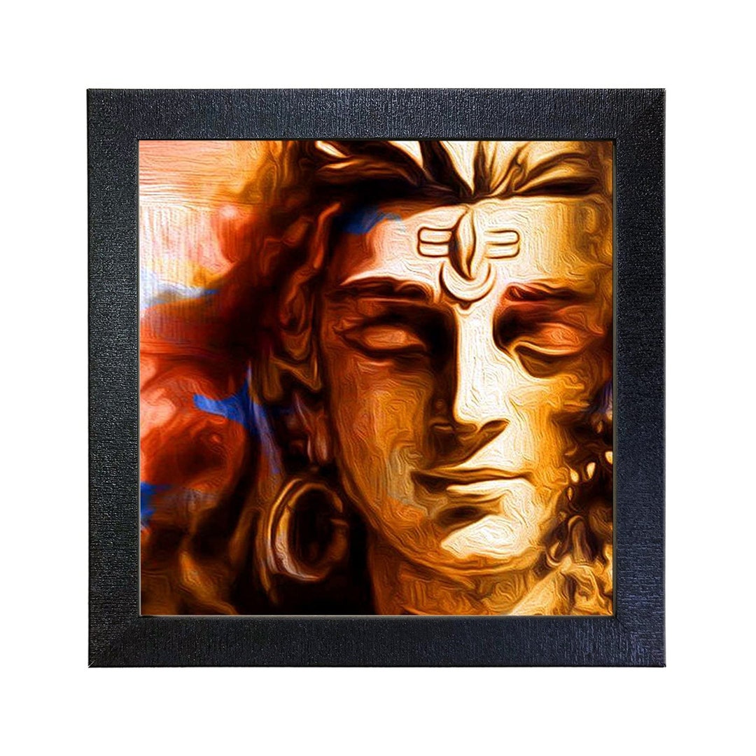 Buy Shiva Sankar Mahakal Photo Frame for Wall Decorative. House Warming ...