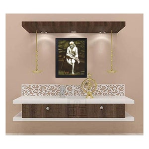 Shirdi Sai Baba Photo Frame: Religious Spiritual Wall Art Delivered ...