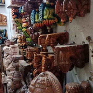 Thiruman Wood Carving Decor, Vadakalai or Thenkalai Namam. Customized ...