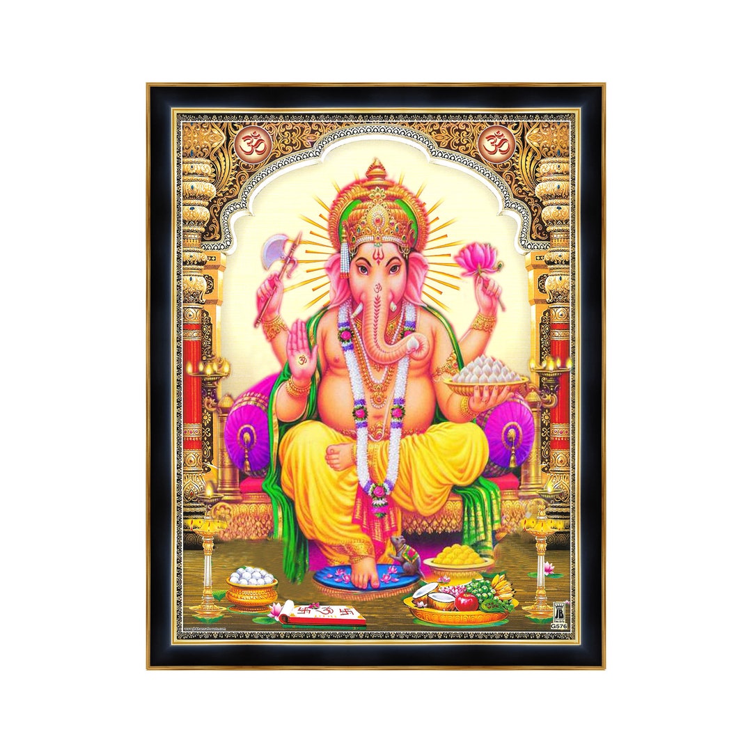 Valampuri Vinayagar Photo Frame, Prayed to All Good Beginnings. Ganesha ...