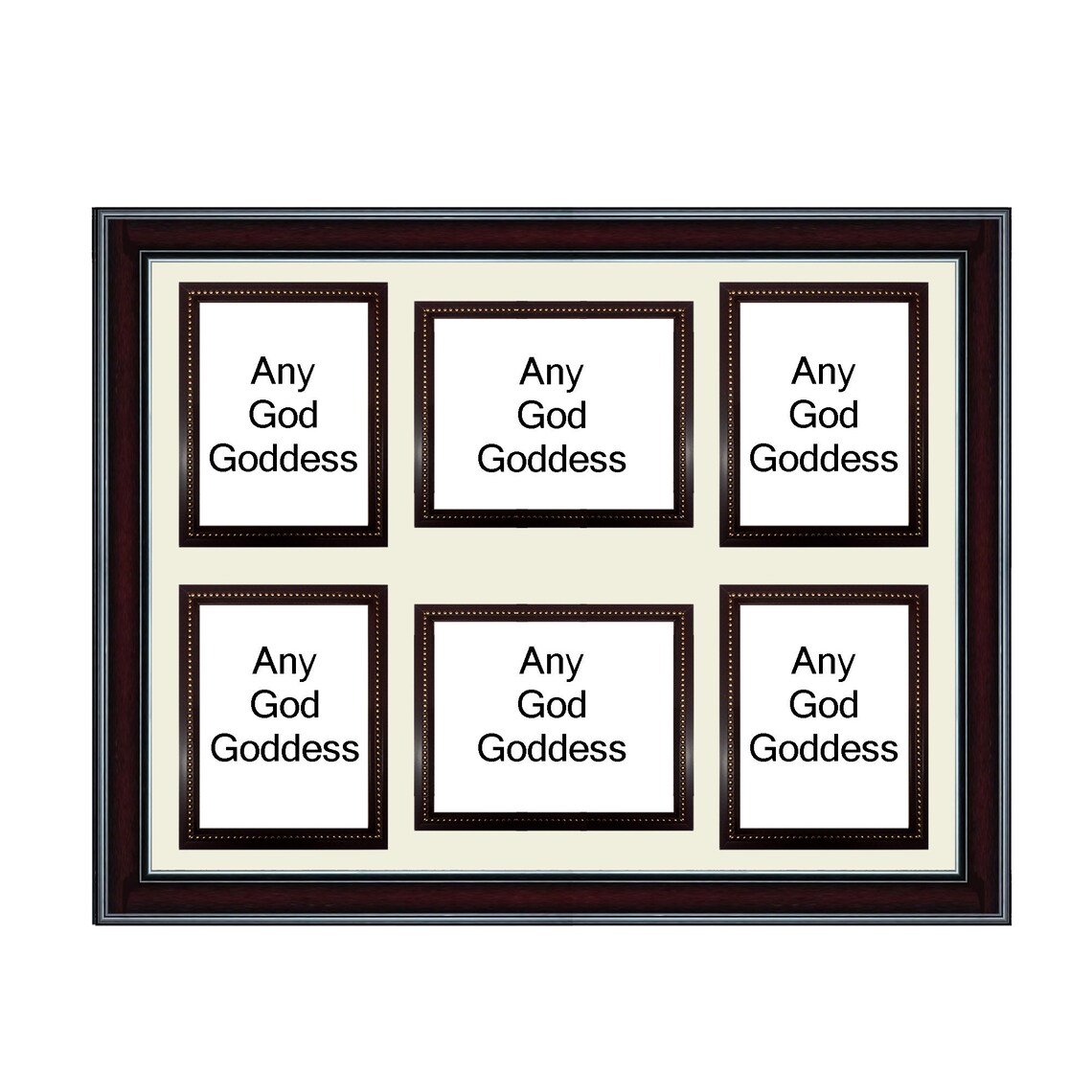 God & Goddess Photo Frame With Mount, Ready to Wall Mount for Puja Room ...