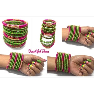 Multicolor Plastic Bangle Set: DIY Craft Supplies (4, 5, 10 & 20mm ...