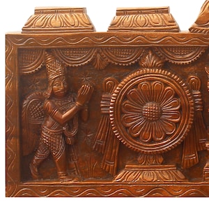 Thayar Perumal Thiruman Wooden Carved Decor for Your Pooja Room ...