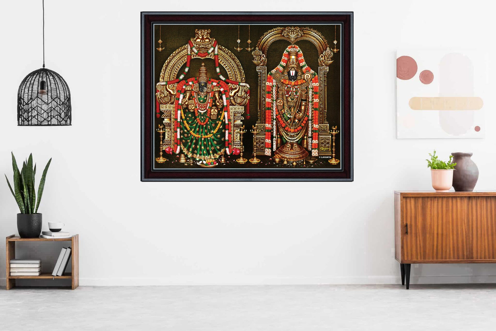 Padmavati Amman & Venkateswara Swamy Photo Frame: Hindu Wedding Gift - Etsy
