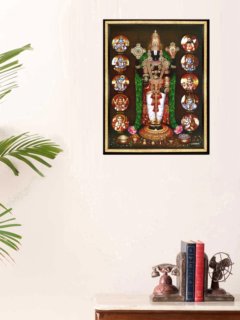 Lord Vishnu Avatars Photo Frame - Perumal and Dasavatharam Ddp-tariff ...