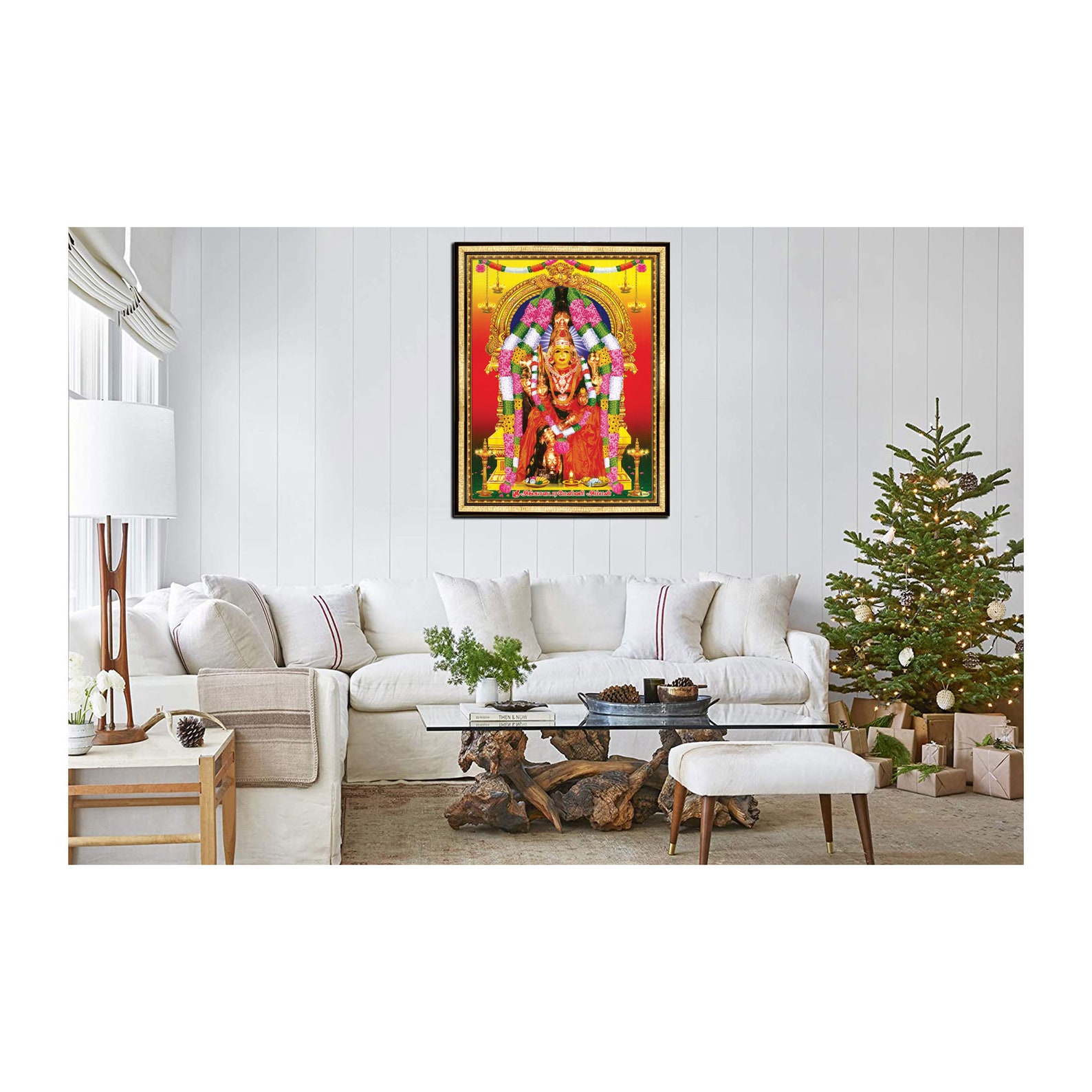 Angala Parameswari Amman Photo Frame: Adhi Sakthi Goddess Art Delivered ...