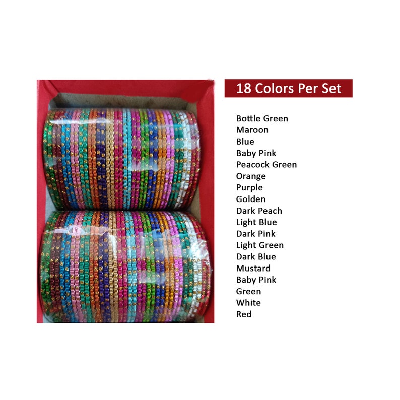 144 Colored Metal Bangles. Adult, Kids, Baby Sizes Available Delivered ...