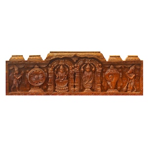 Thayar Perumal Thiruman Wooden Carved Decor for Your Pooja Room ...