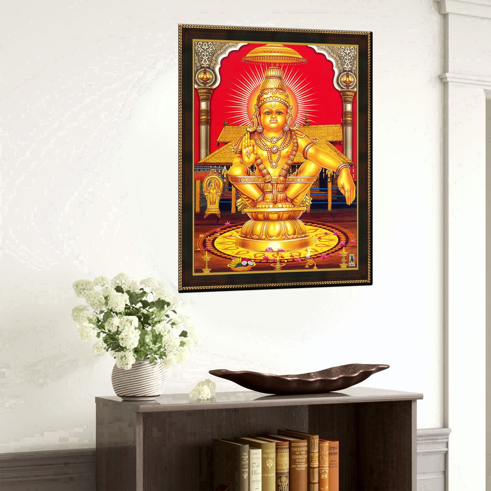 Ayyappa Swamy Photo Frame, Sabarimala Hills God of Kerala - Etsy