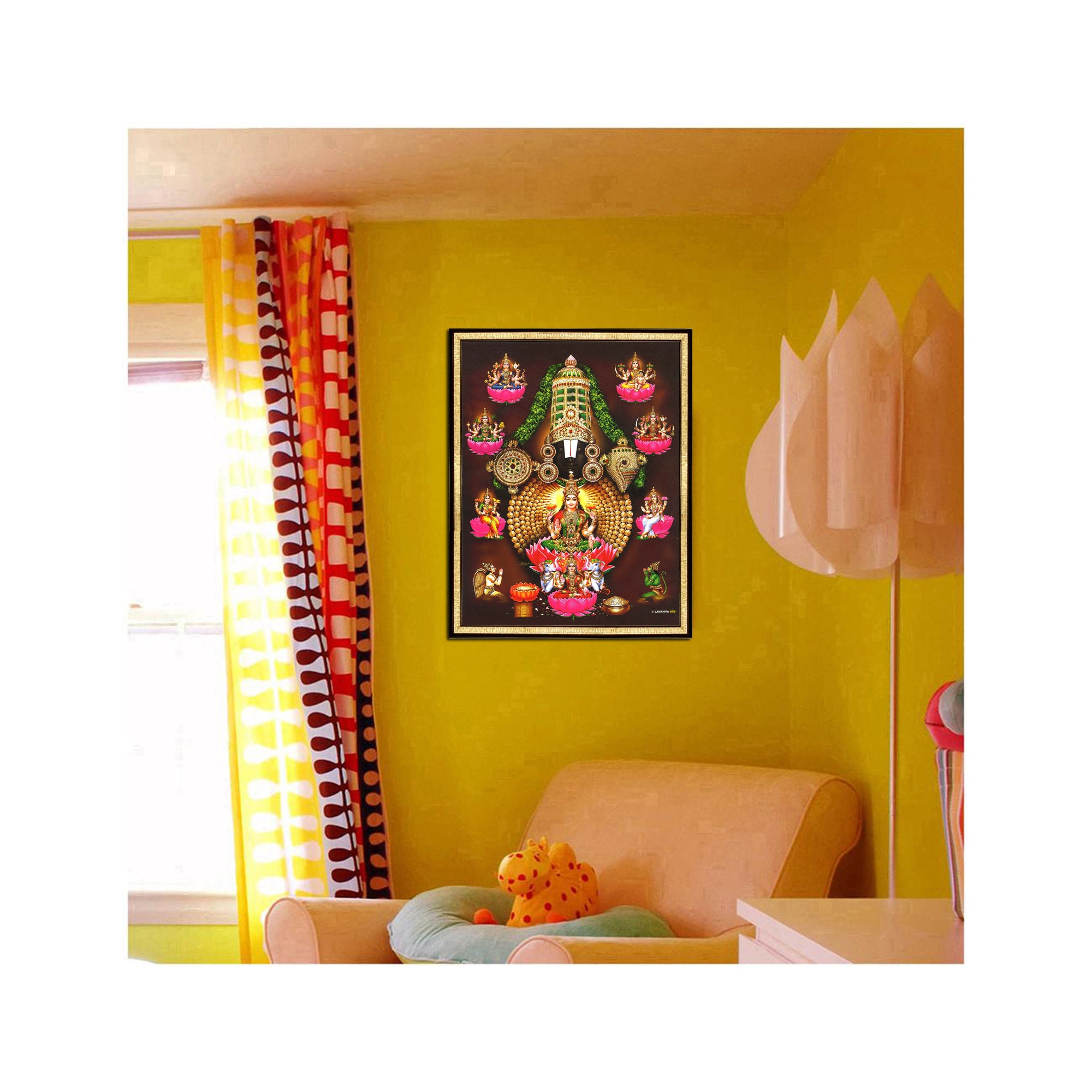 Lakshmi Balaji Photo Frame - Hindu Pooja Room Decor - Etsy