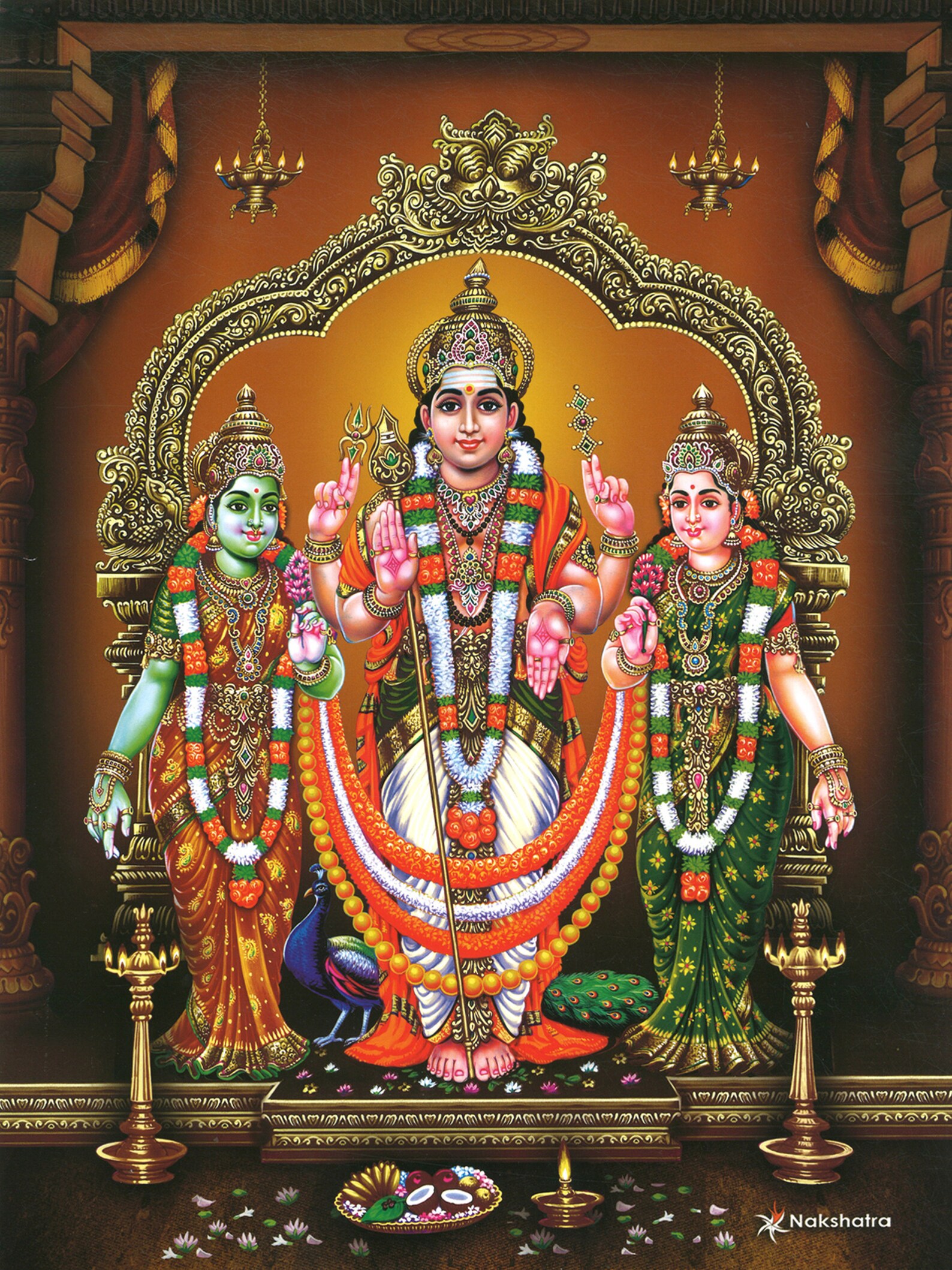 Hindu God Photo Frame: Religious Wall Art for Home Delivered Duty Paid ...