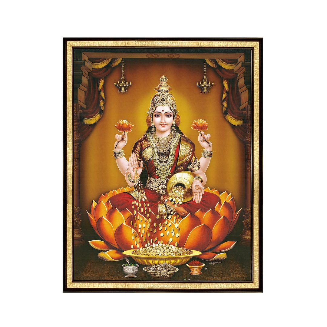 Lakshmi Photo Frame, New Home Wall Decor, Gift for All Occasions Ddp ...