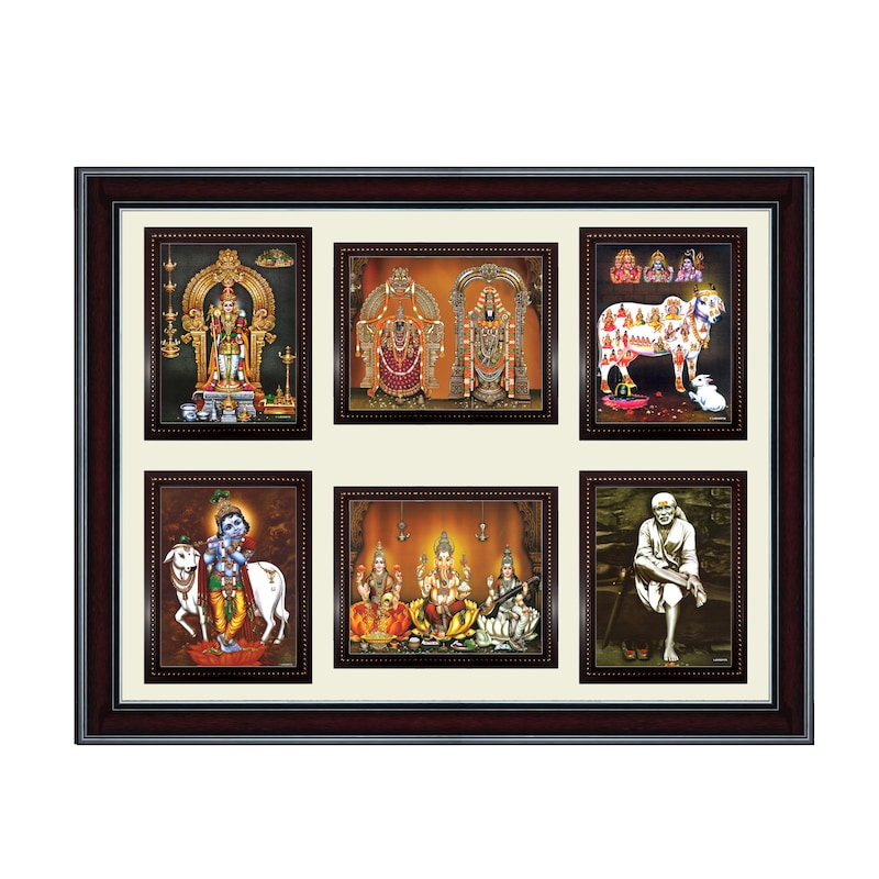 All Gods in One Frame Hindu - Etsy