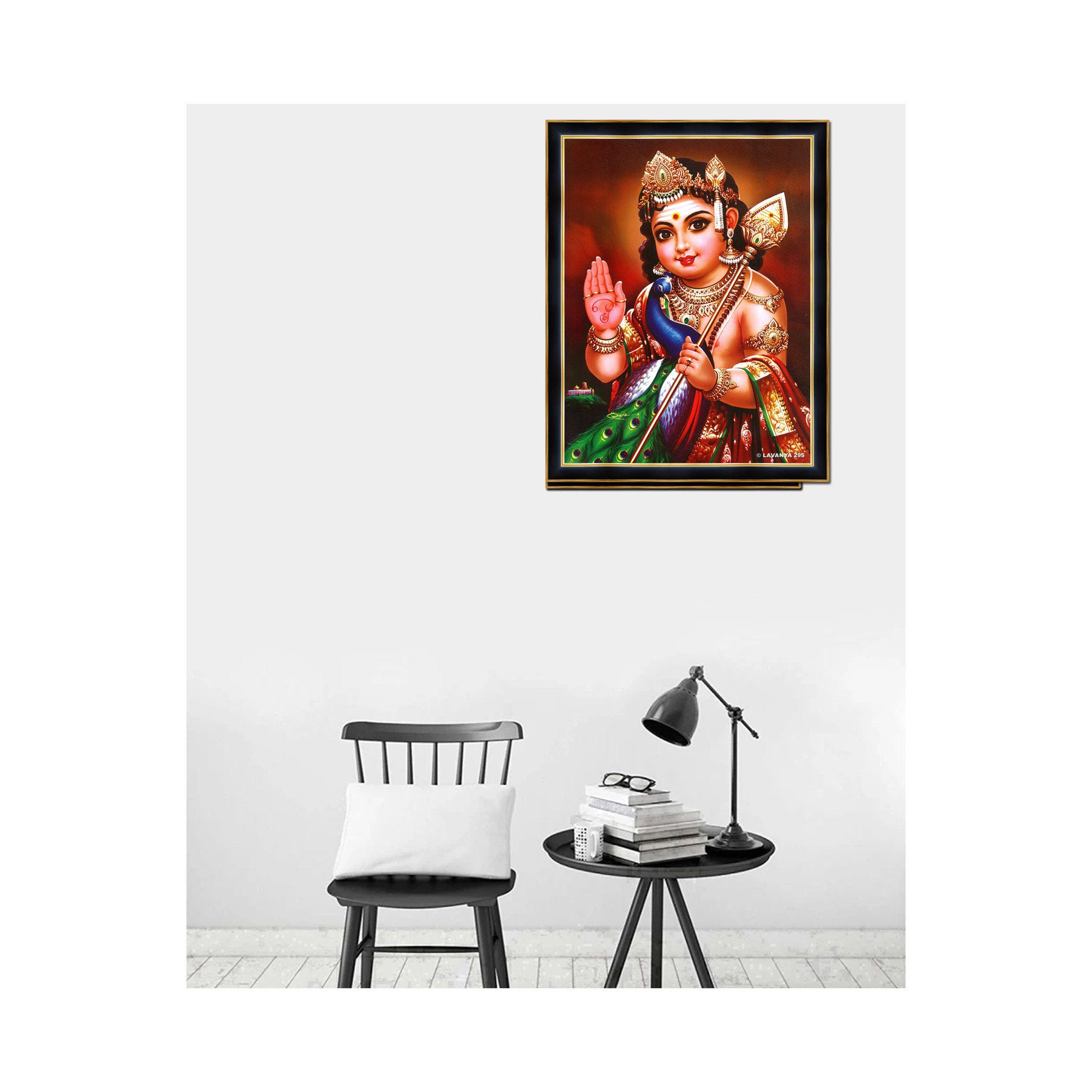 Murugan Photo Frame, Hindu God Karthikeya, Son of Shiva - Etsy