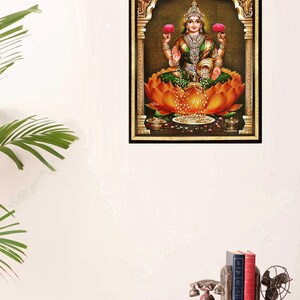 Mahalakshmi Photo Frame. Wall Decor Gift to Indian Friends & Family Ddp ...