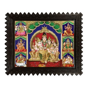 7-in-1 Religious God Photo Print With Teak Wood Frame. Personalization ...