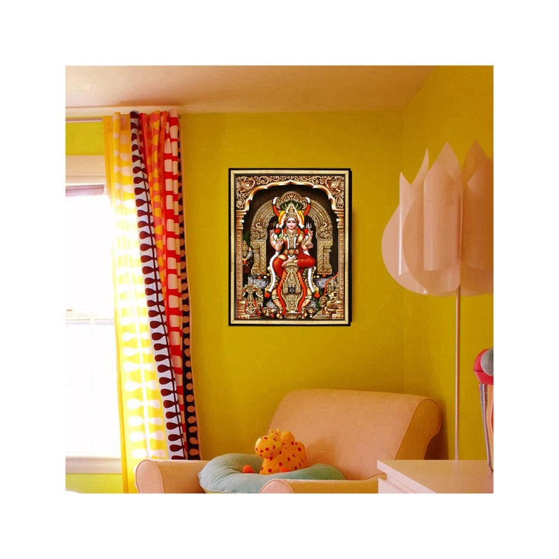 Samayapuram Mariamman Photo Frame: Religious Wall Art, Kuladevi ...