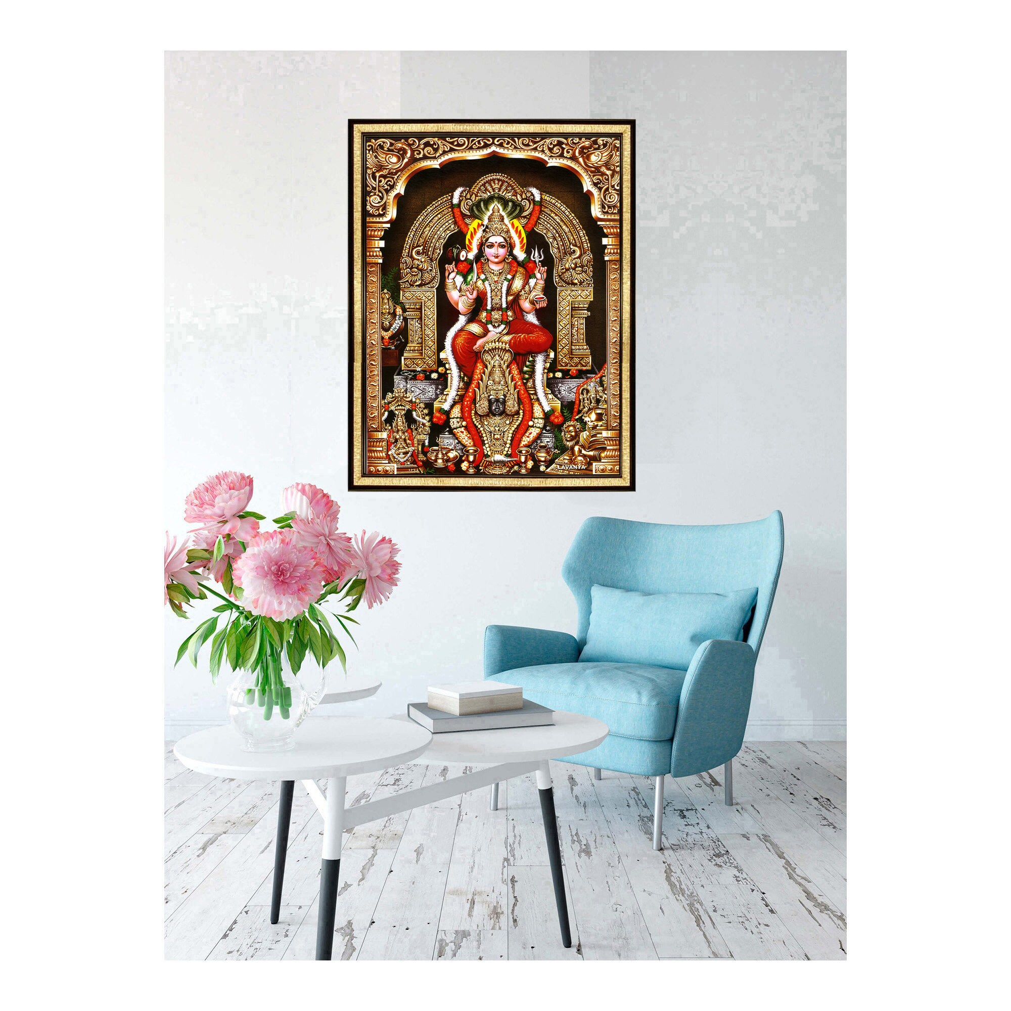 Samayapuram Mariamman Photo Frame: Religious Wall Art, Kuladevi ...