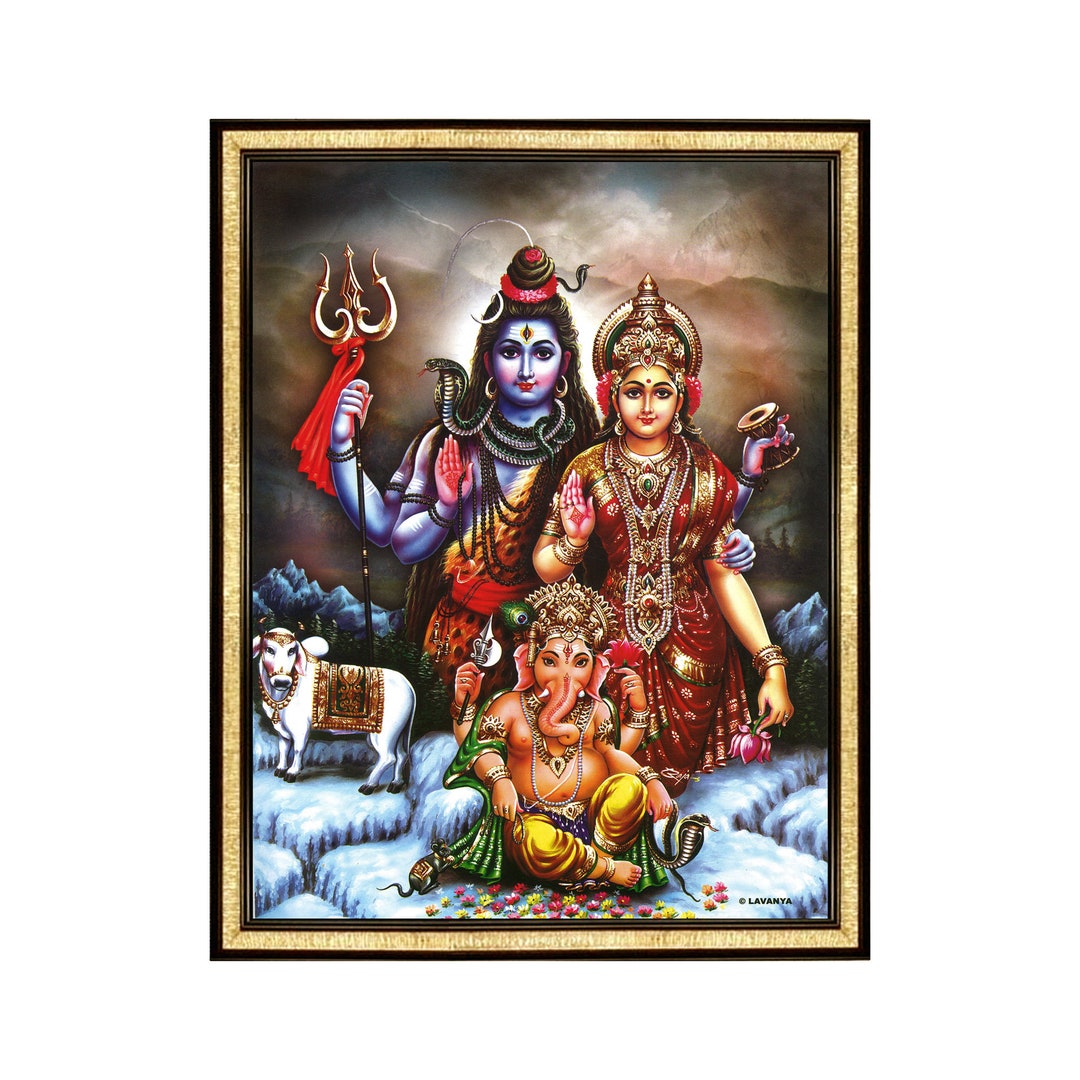 Shivan Family Photo Frame, Wall Decorative, Wedding Gift for Indian ...