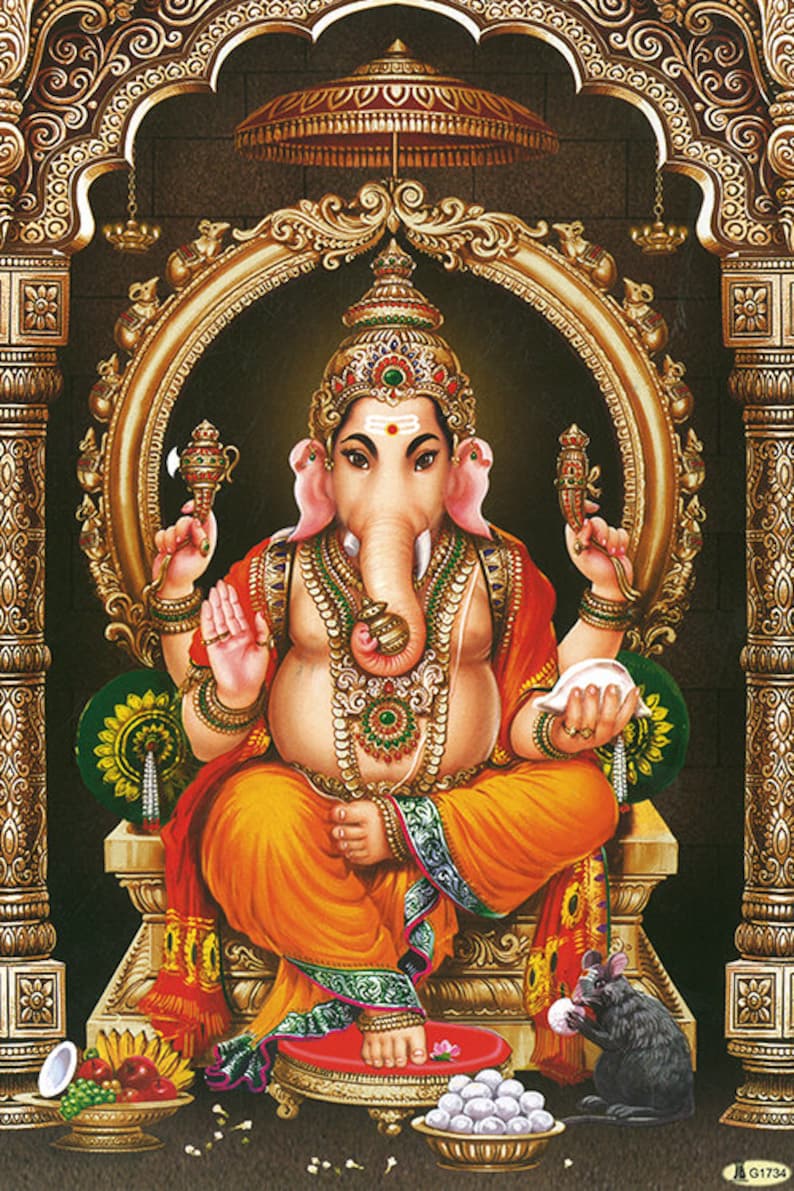 Hindu God Photo Frame: Religious Wall Art for Home Delivered Duty Paid ...