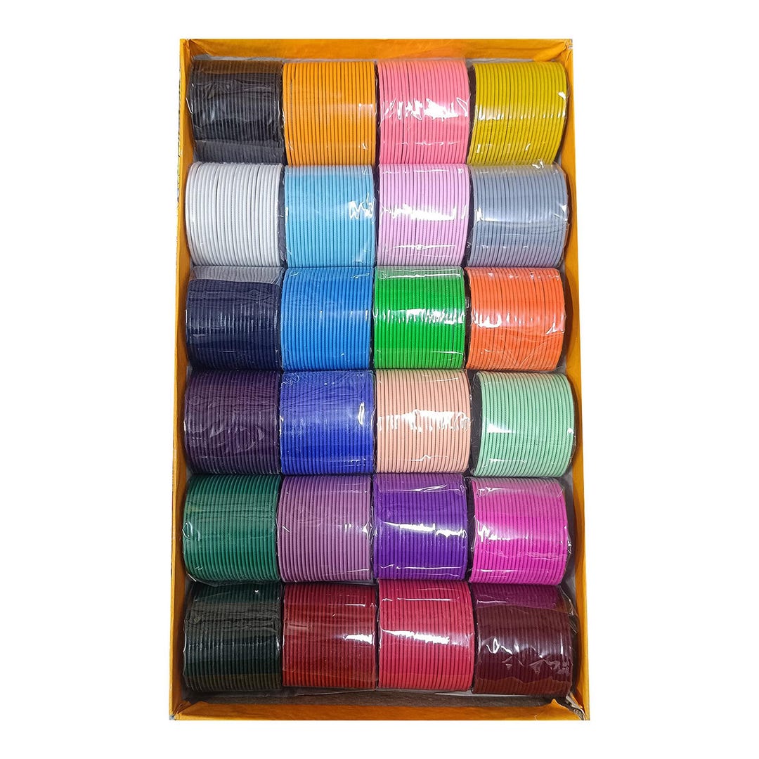 Matte Bangle Set: 24 English Colors, Indian Jewelry, Gift Pack - Etsy