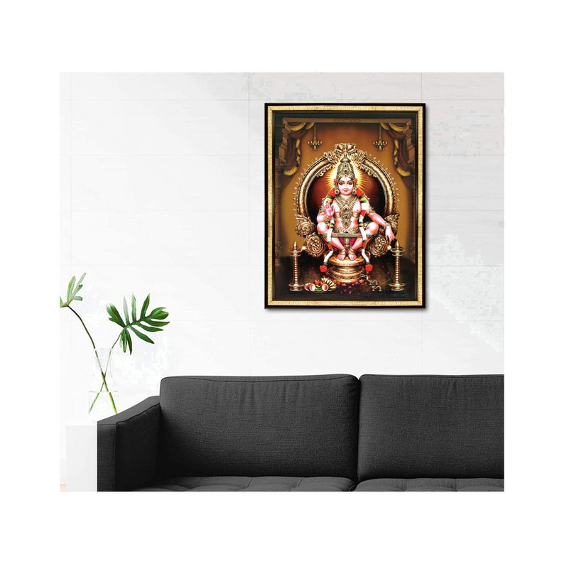 Ayyappa Swamy Photo Frame: Hindu God Home Decor Delivered Duty Paid for ...