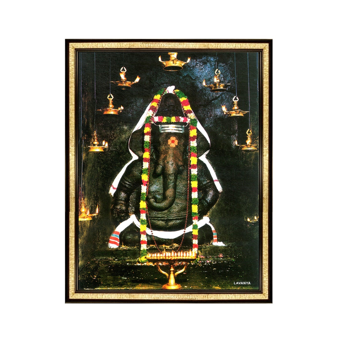 Pillaiyarpatti Pillaiyar Photo Frame: Karpaga Vinayagar, Ganesa Temple ...